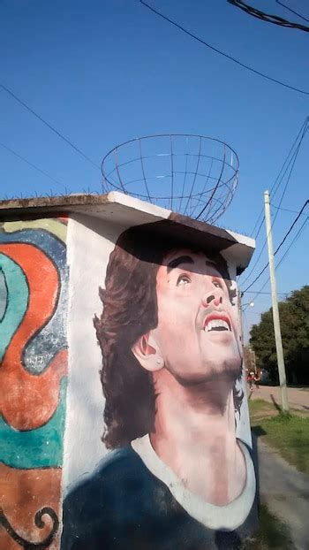 Así Se Creó El Mural De Maradona Con La Pelota En 3d Que Es Uno De Los