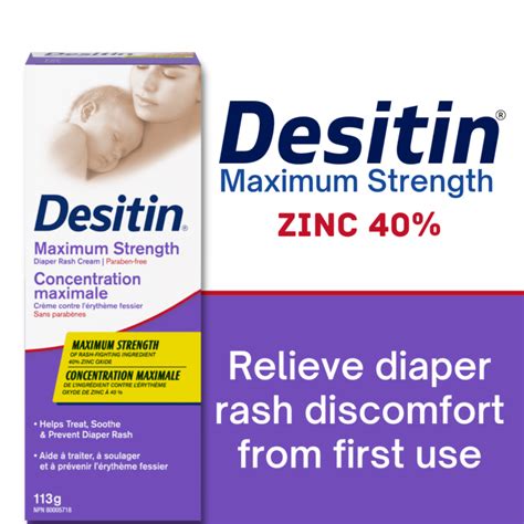 Buy Desitin Diaper Cream Maximum Strength With 40 Zinc Oxide