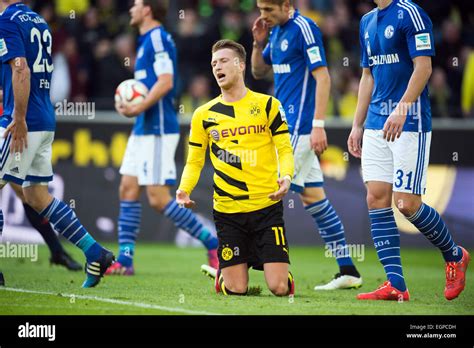 Dortmund Germany 28th Feb 2015 Dortmunds Marco Reus Reacts During