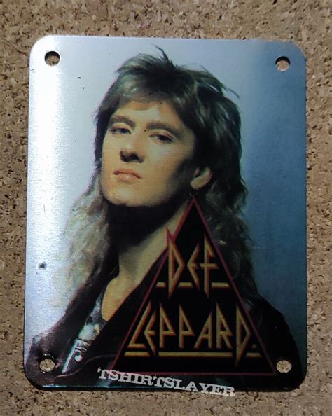 Def Leppard Patch Joe Elliott Tshirtslayer Tshirt And Battlejacket