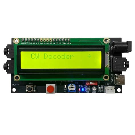 Dc 5 12v 500ma Radio Morse Code Decoder Cw Decoder Morse Code Reader