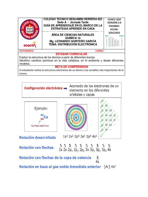 Guía De Aprendizaje 10 Configuración Electrónica Descargar Gratis Pdf