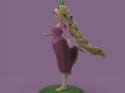 Stl File Rapunzel 👸・3d Printing Idea To Download・cults