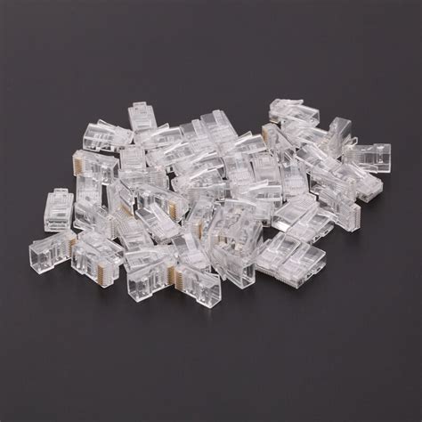 50 Pcs Pack Stranded 10p10c Network Cable Connecto Grandado