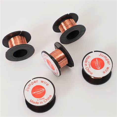 10pcs 01mm Pcb Copper Soldering Wire Link Jumper Wire Maintenance Jump