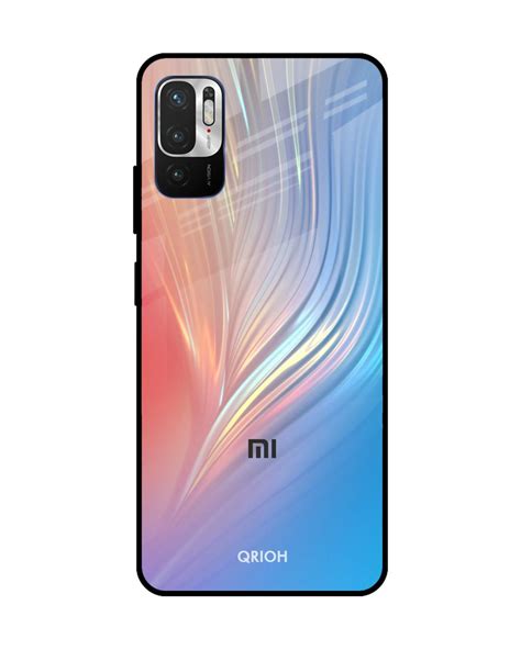 Buy Qrioh Mystic Aurora Glass Case For Redmi Note 10t 5g Online In