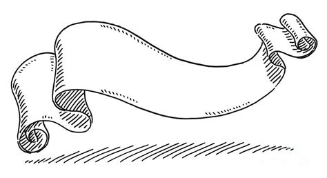 Scroll Banner Black And White