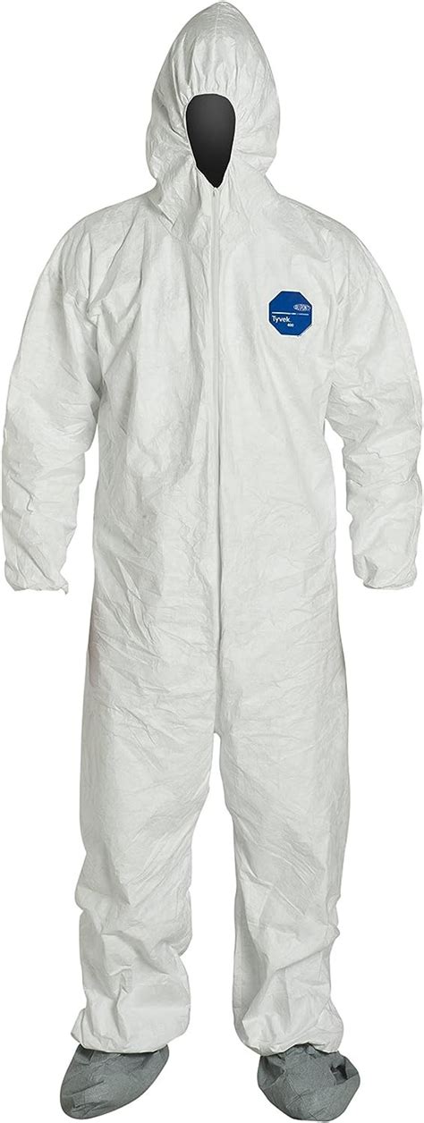 Dupont Tyvek 400 Ty122s Disposable Protective Coverall Hood Boots Best