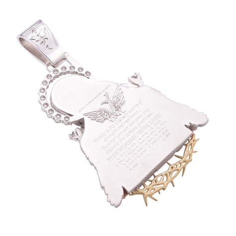 Custom Hail Mary Pendant 14k Gold