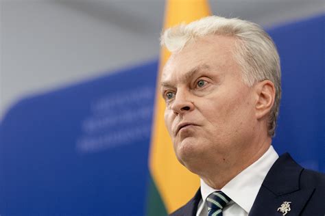 Gitanas Nausėda Nato Operacija Sustiprins Lietuvos Oro Gynybą Ir