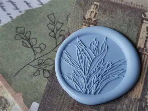 Thick Growth Of Grass Wax Seal Stamp Wedding Seal Party Sealing Wax