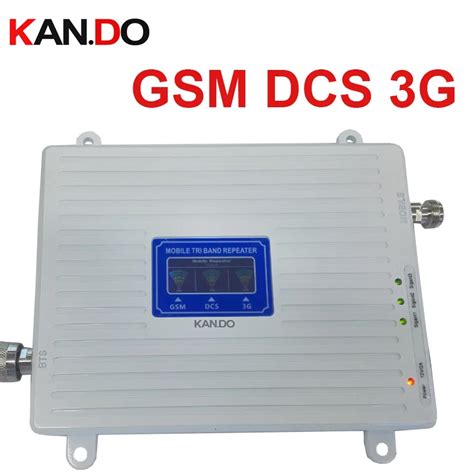 22 dbm 65dbi triband GSM 900 1800MHZ 2100MHZ booster repeater 4g DCS ...