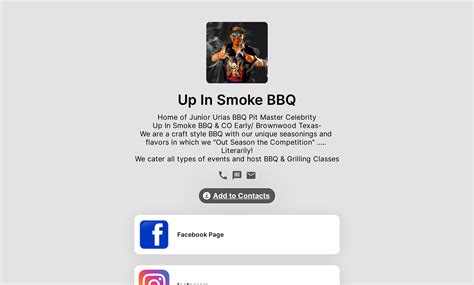 Up In Smoke Bbq S Flowpage