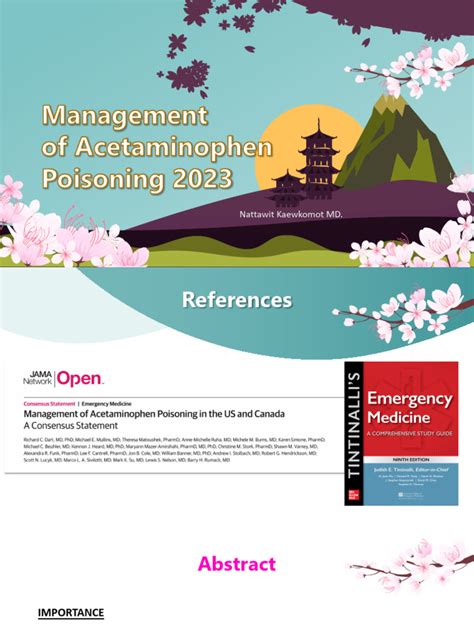 2023 Update Acetaminophen Poisoning Management Pdf Medical