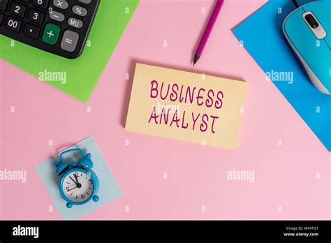 Handwriting Text Writing Business Analyst Conceptual Photo Someone Who