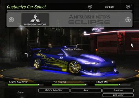 Mitsubishi Eclipse Gsx By Twintip Need For Speed Underground 2 Nfscars