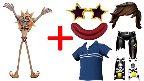 Naked Sundrop Fnaf Pants Hair Glasses Lip T Shirt Fnaf Hot Sex Picture