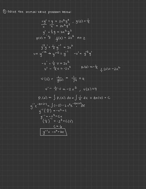 Quiz 3 Diff Eq 2 Practice Quiz Questions ① Solve The