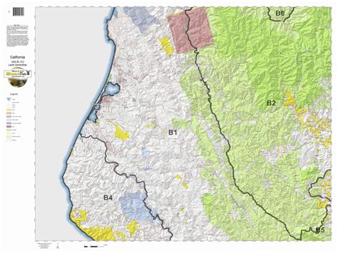 B Zone Deer Hunting Map California Deer Hunting Zone B5 Map