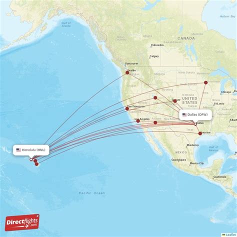 Direct Flights From Honolulu To Dallas Hnl Dfw