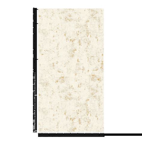 Plaster Look Wallpaper In Used Look With Gold Effect