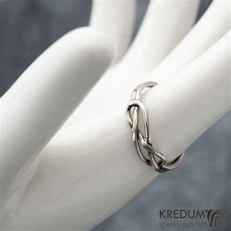 Uzel Patina Stříbrný Prsten Sk1588 Ručně Vyráběné Prsteny A šperky Od Kredum Art