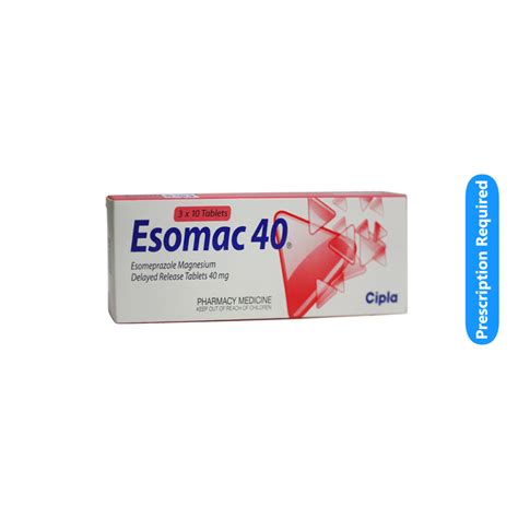 Esomac 40mg Rs 32 70 Mycare Lk Sri Lanka