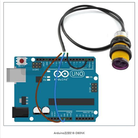 【雕爷学编程】arduino动手做（139） E18 D80避障传感器模块 Makelog造物记
