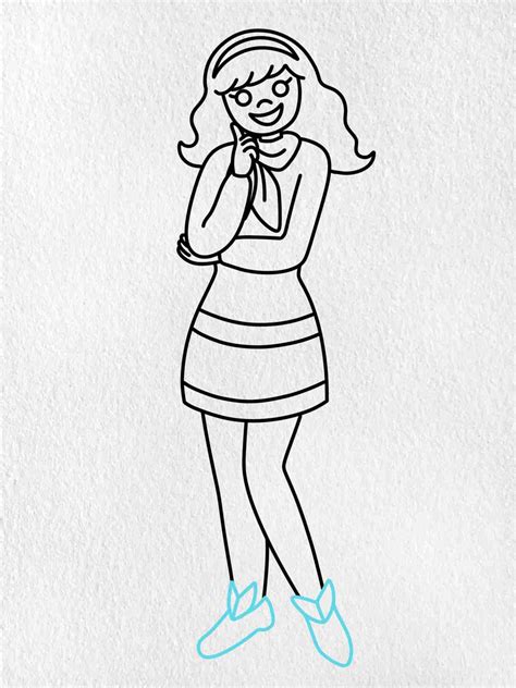How To Draw Daphne From Scooby Doo Helloartsy