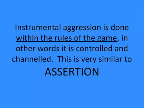 Aggression And Assertion Ppt