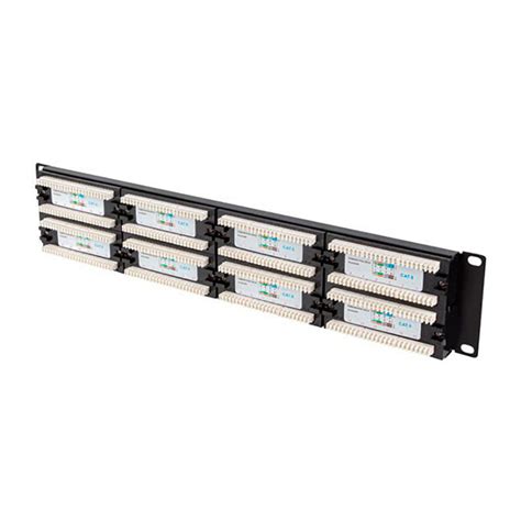 Lanberg Ppu6 2048 B Patch Panel 48 Porter Uskjermet Sort 559 Kr