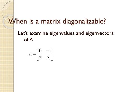 Ppt Section 5 1 Eigenvectors And Eigenvalues Powerpoint Presentation Id 6760462