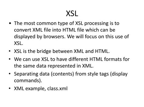 PPT XSL PowerPoint Presentation Free Download ID