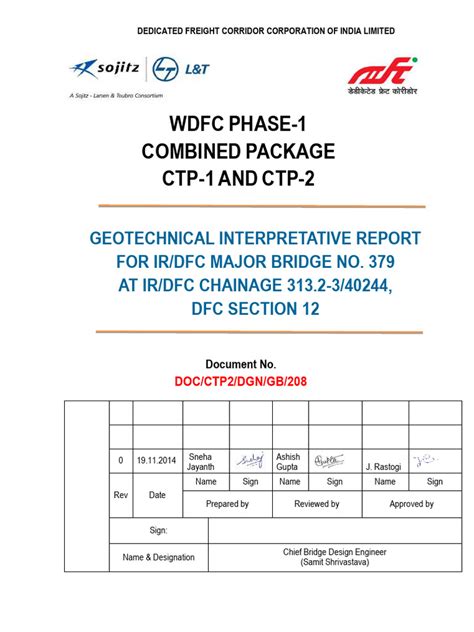 Geotechnical Interpretative Report Western Dfcc Pdf Geology