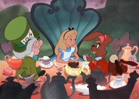 Alice In Wonderland Animation Cel Alice In Wonderland Alice In