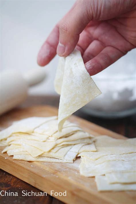 Wonton Wrappers Recipe Sweet And Salty Mushroom Wontons