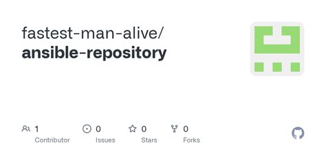 Github Fastest Man Aliveansible Repository