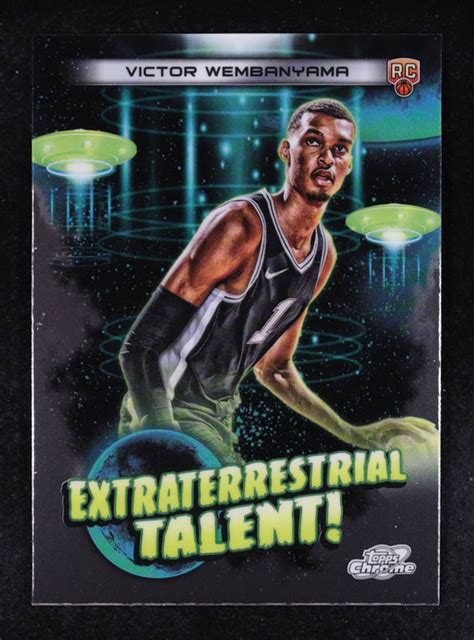 Victor Wembanyama 2023 24 Topps Cosmic Chrome Extraterrestrial Talent