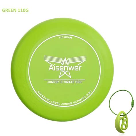 Frisbee Pour Enfants Aisenwer Ultimate Disc Vert 110g Frisbee Ultimate