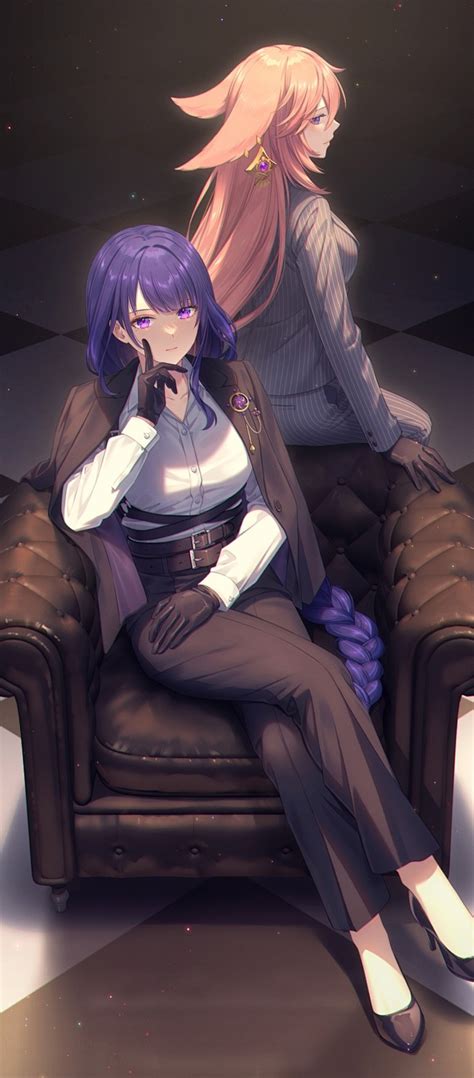 ぶし 二次元少女 原神 雷电将军 八重神子