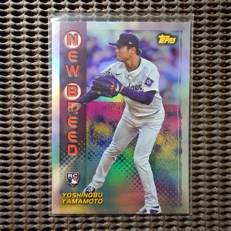 Yahoo オークション Rc 山本由伸 New Breed 2024 Topps Archives Bas