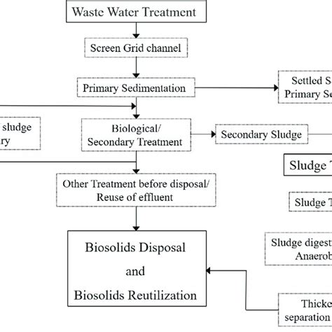 Flowchart Of Typical Formation Of Biosolids Download Scientific Diagram