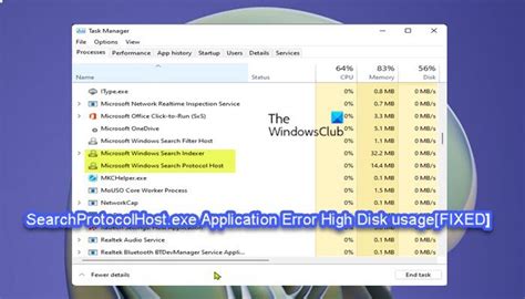 Fix Searchprotocolhostexe High Disk Usage