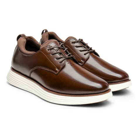 Dark Brown Mens Hybrid Dress Sneakers Bruno Marc