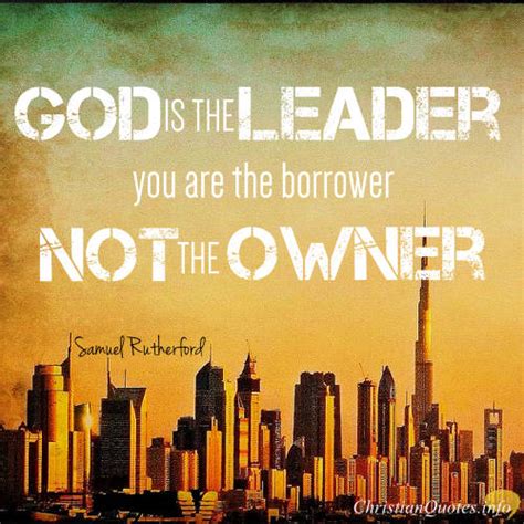 Samuel Rutherford Quote God Is The Source Of All Comfort