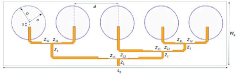 The Geometrical Design Of The Low Sidelobe Level Array Antenna Download Scientific Diagram