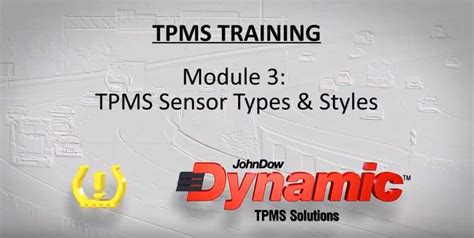 Module 3 Tpms Sensor Types And Styles