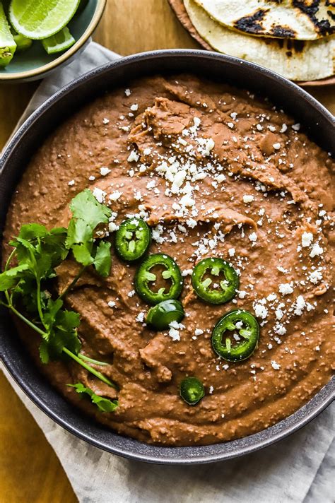 Creamy No Soak Instant Pot Refried Beans Recipe So Much Food