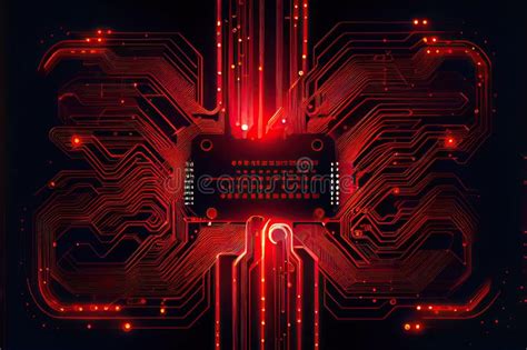 Futuristic Connection An Abstract Illustration Of Modern Technology