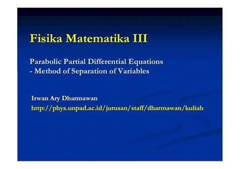 Pdf Fisika Matematika Iii · Linearity Concept A Linier Operator By